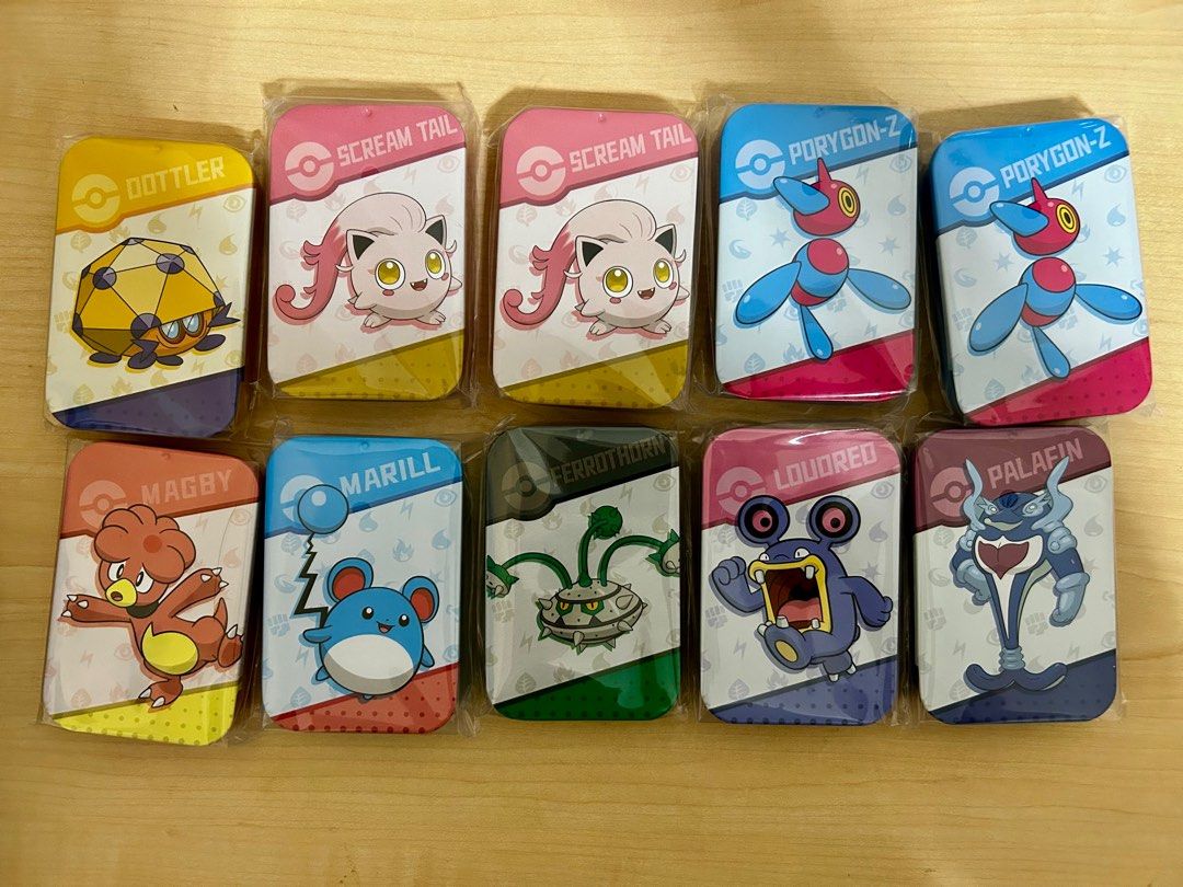 (Free) Pokemon Tin Box from Chinese 151 Gift Box Set, Hobbies & Toys ...