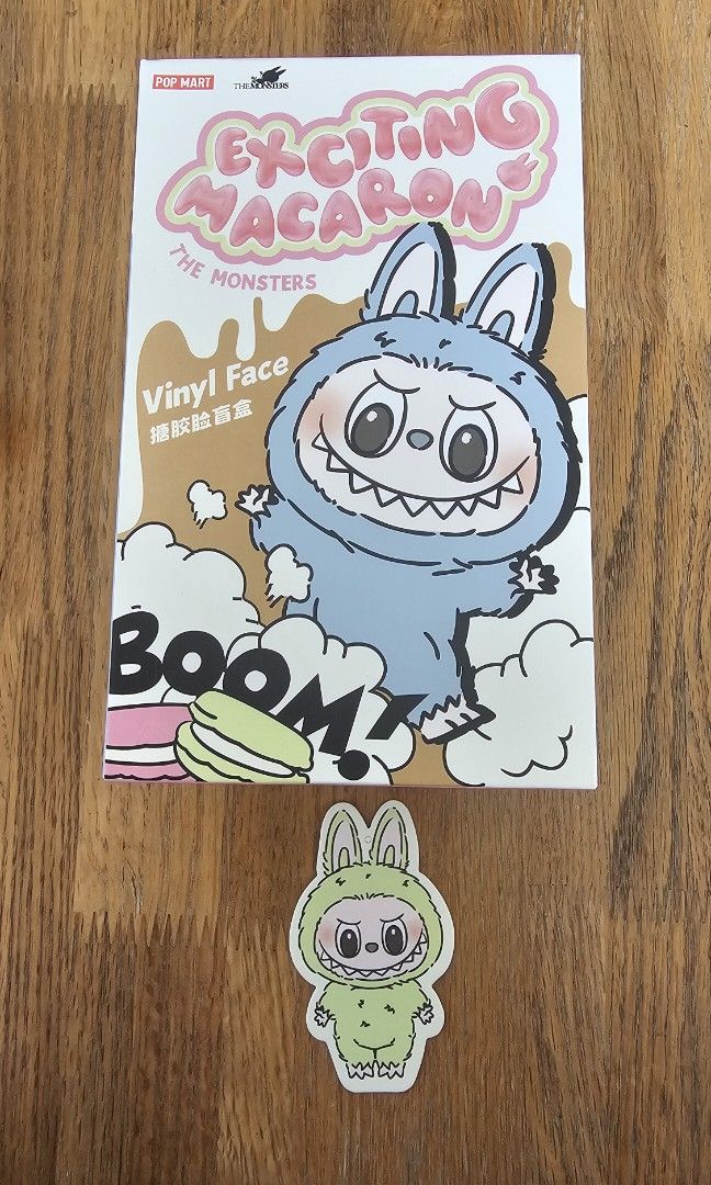 Pop Mart Exciting Macaron The Monsters Labubu V1 (Green Grape), Hobbies & Toys, Toys & Games on ...