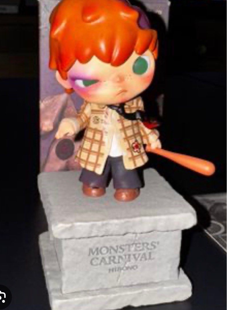 Popmart Hirono Zombie Figure with stand Light-Up Head, Hobbies & Toys ...