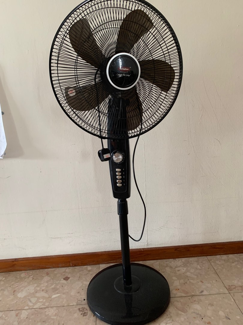 PowerPac 16-inch Electric Stand Fan, Furniture & Home Living, Lighting ...