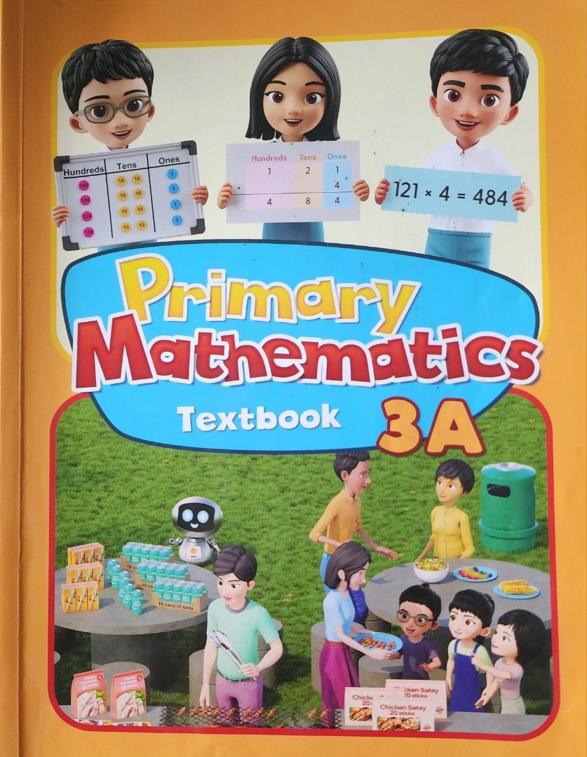 Primary Mathematics Textbook 3A P3 Math Textbook, Hobbies & Toys, Books ...
