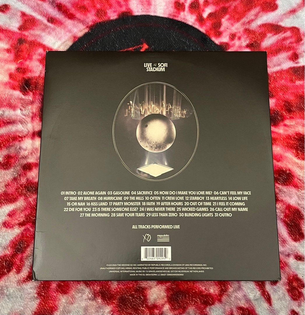 (RSD 2024) Live at sofi stadium - The Weeknd, Hobbies & Toys, Music ...