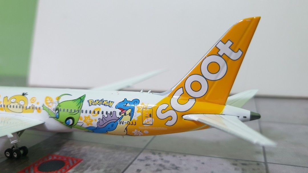 Scoot Boeing 787-9 Pokemon Airplane Model, Hobbies & Toys, Toys & Games ...