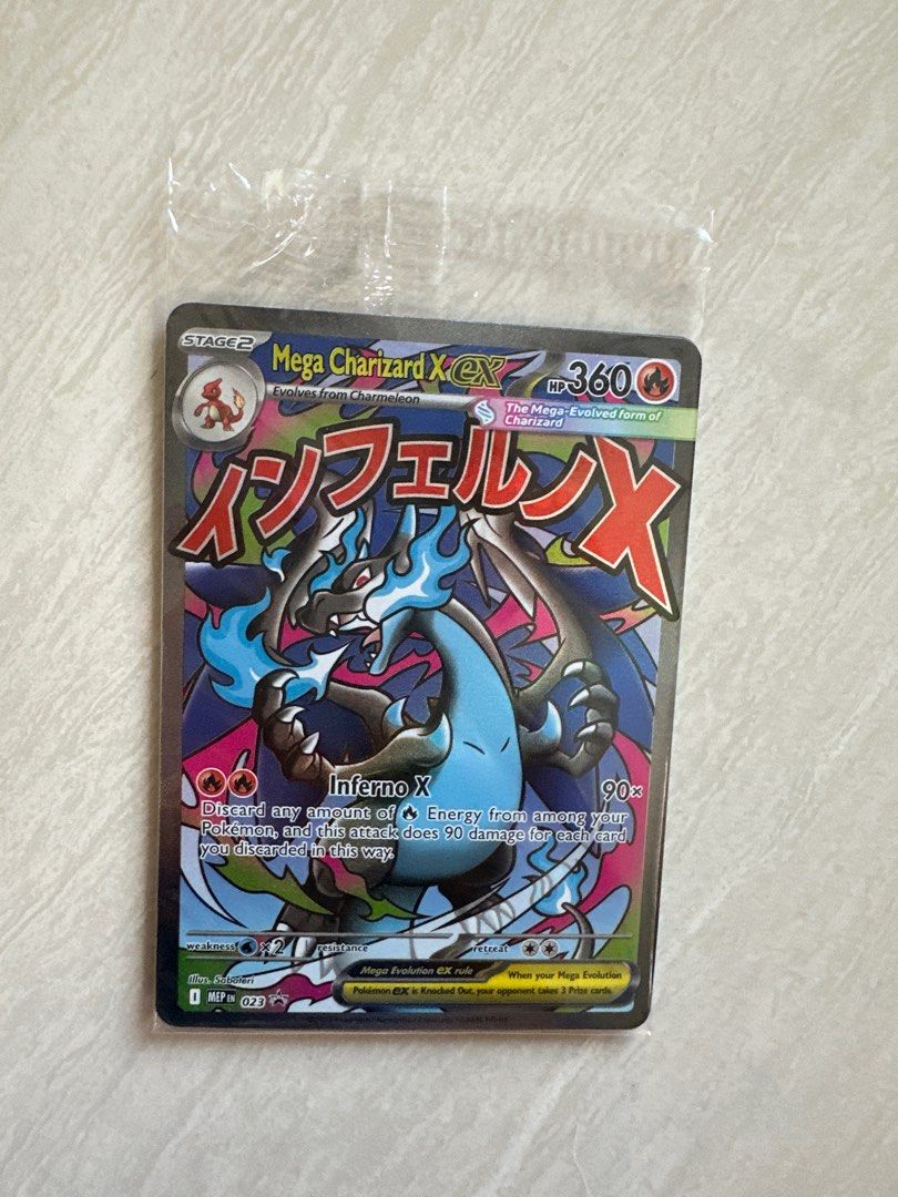 Sealed Mega Charizard X EX #23 + Oricorio EX #24 UPC Pokemon Promo ...