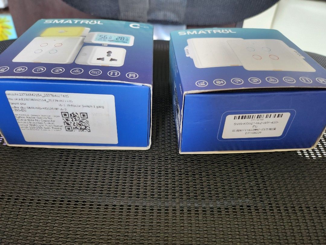 SMATRUL Smart WiFi Wall Light Switch Tuya Zigbee, Radar Motion Sensor ...