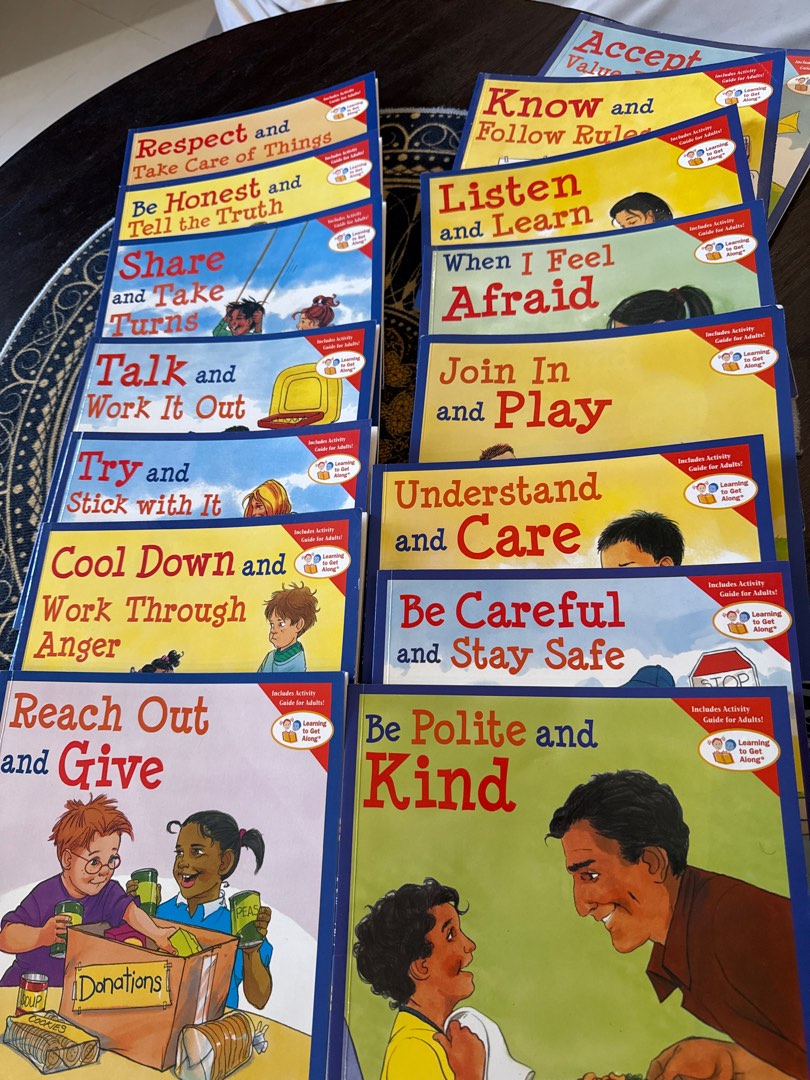 Social Skills Books for Kids - Set of 12, Hobbies & Toys, Books ...