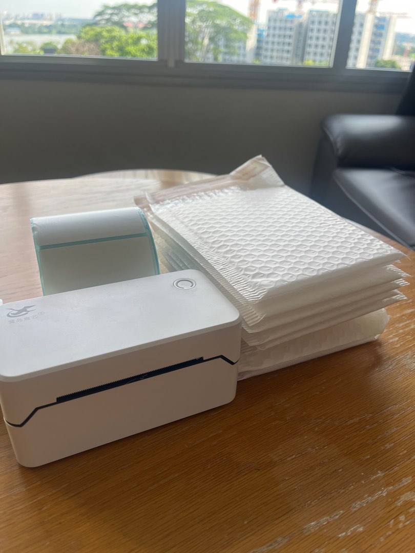Thermal Label Printer with Bubble Mailers and Labels, Computers & Tech ...