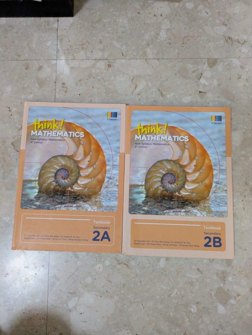 Think! Mathematics Textbook Secondary 2A & 2B, Hobbies & Toys, Books ...