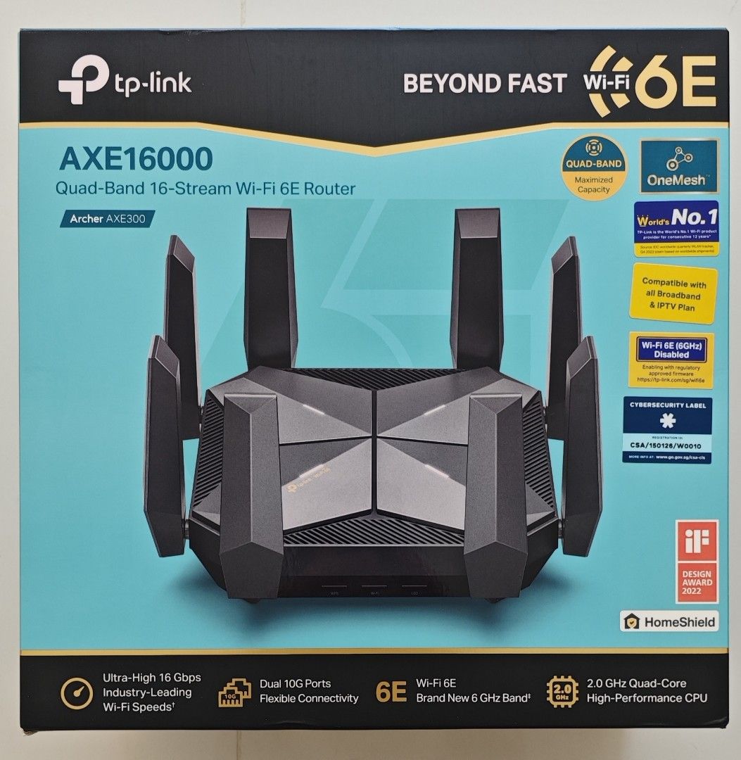 TP-Link AXE16000 Wi-Fi 6E, Computers & Tech, Parts & Accessories ...