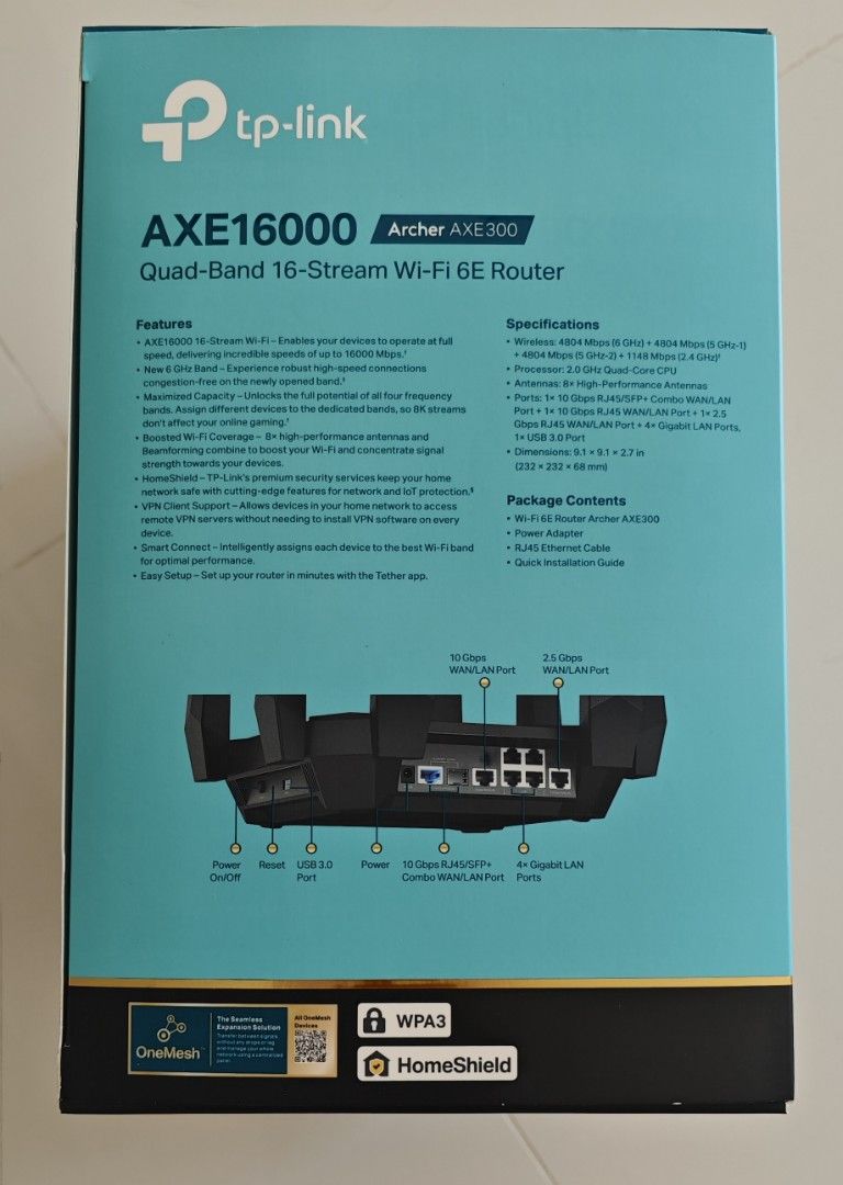 TP-Link AXE16000 Wi-Fi 6E, Computers & Tech, Parts & Accessories ...