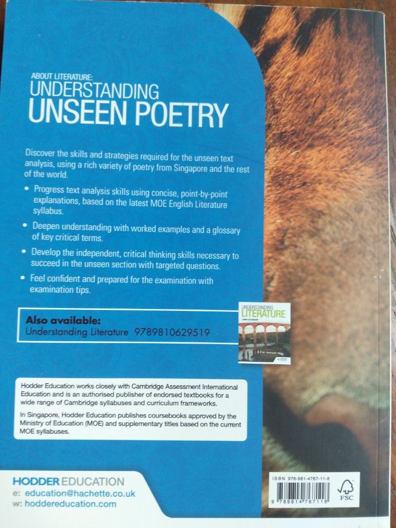 Unseen Poetry Textbook by Dr Andrew Leng (Literature in English ...
