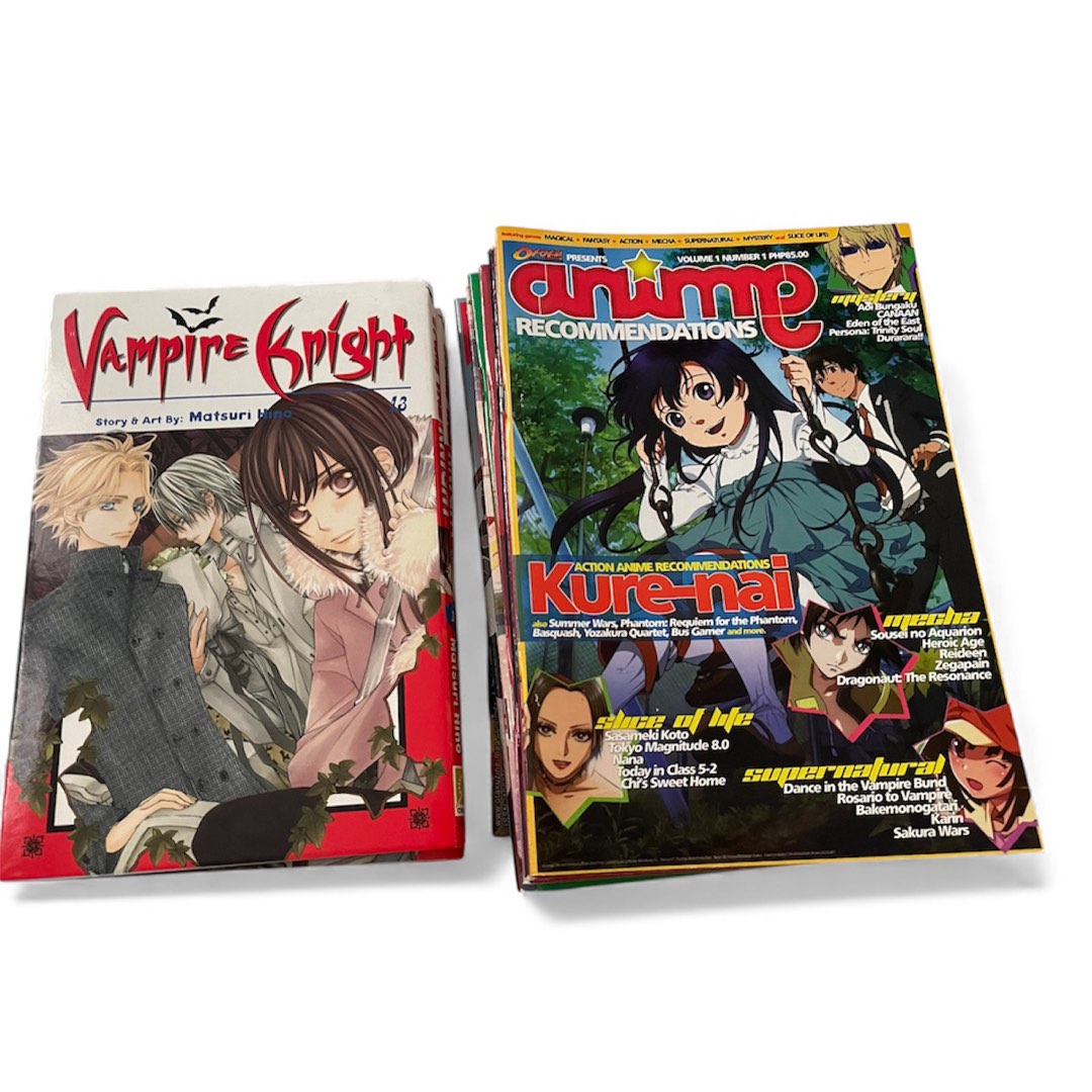 Vampire Knight Manga Volumes 11-13 and Anime Magazines, Hobbies & Toys ...