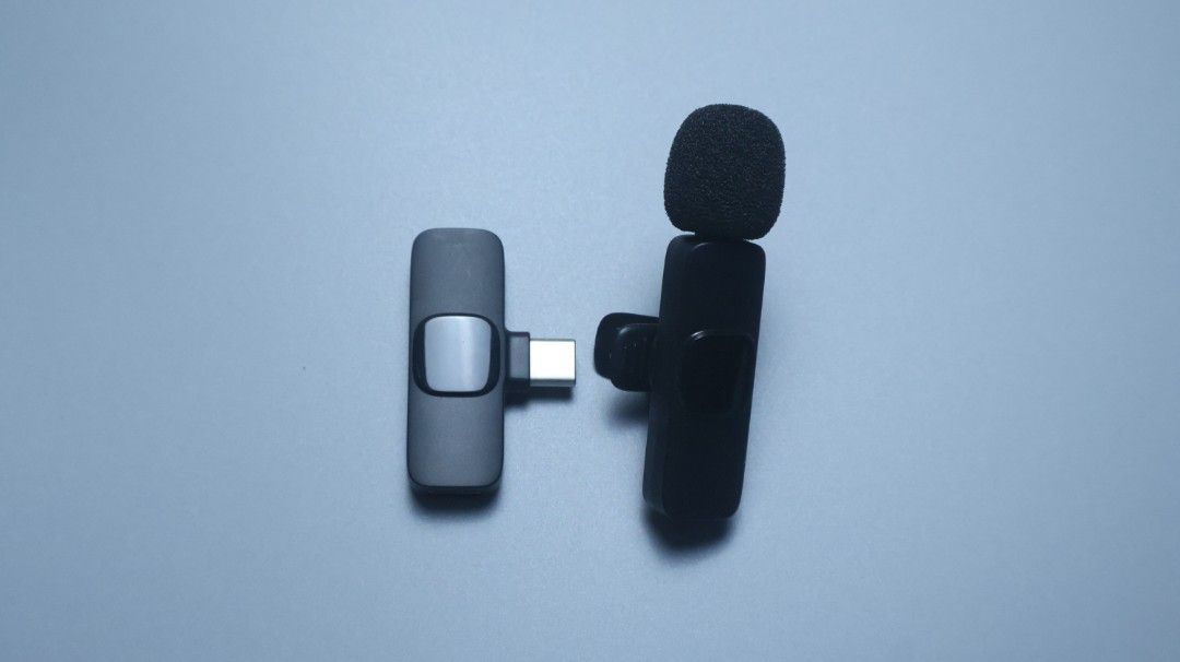 Wireless Microphone with USB-C Receiver, Audio, Microphones on Carousell