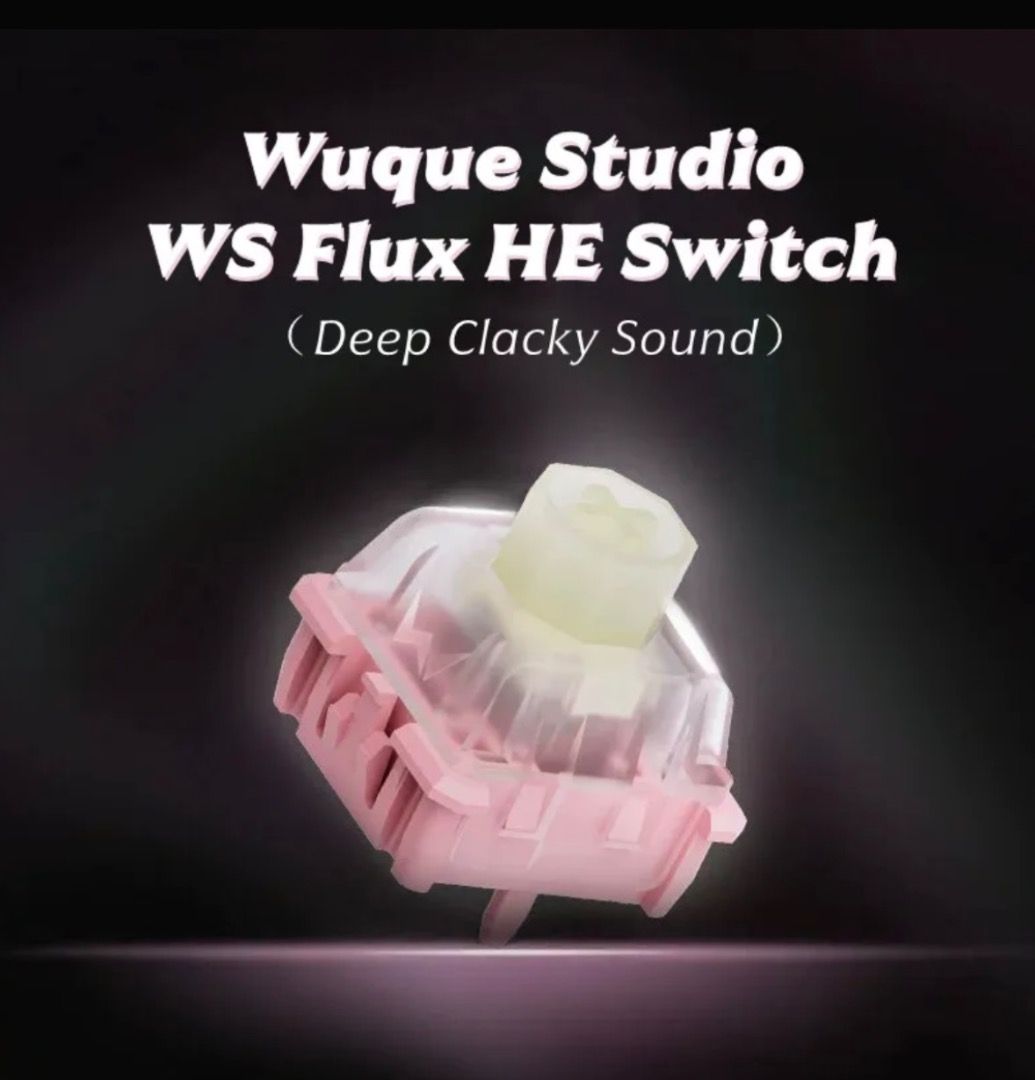 Wuque Studio WS Flux Switch (Deep Clack) for WOOTING / HALL EFFECT ...