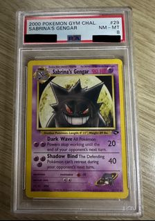 2000 Pokemon SABRINA’s GENGAR - #14/132 Gym Heroes, Holo, Hobbies ...