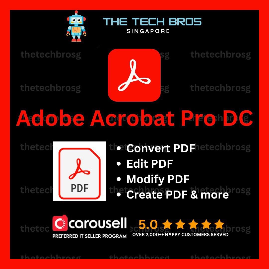 🔥 Latest Adobe Acrobat Pro DC PDF Editor E-Sign One Time Payment for ...