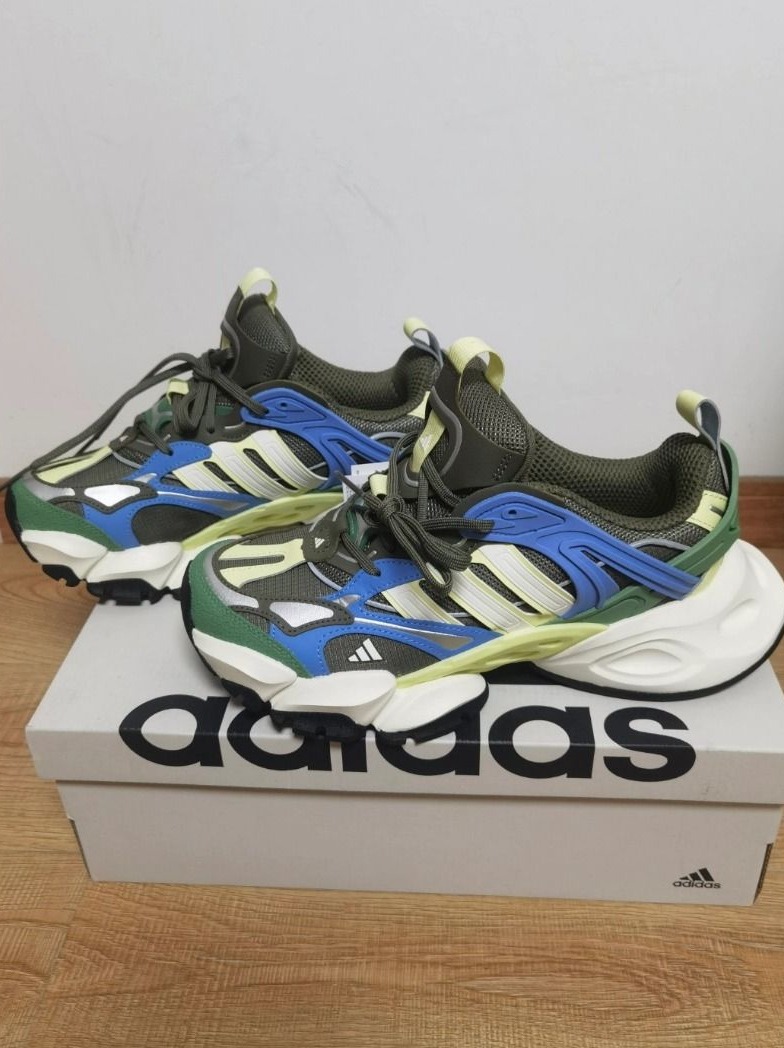 adidas XLG Runner Deluxe Brown Green Unisex Running Shoes, Women's ...