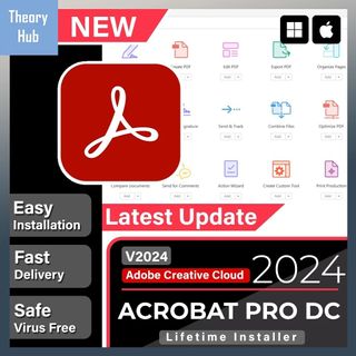Adobe Acrobat Pro - Full Version, Lifetime Activated, Computers & Tech ...