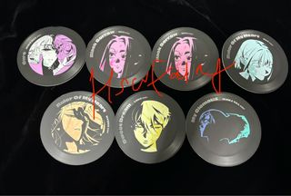 Alien stage alnst cafe SG aniplus premium CD coaster complete set Ivan ...