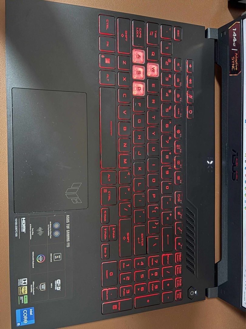 ASUS TUF Gaming F15 FX507ZC4-HN053W Laptop, Computers & Tech, Laptops ...