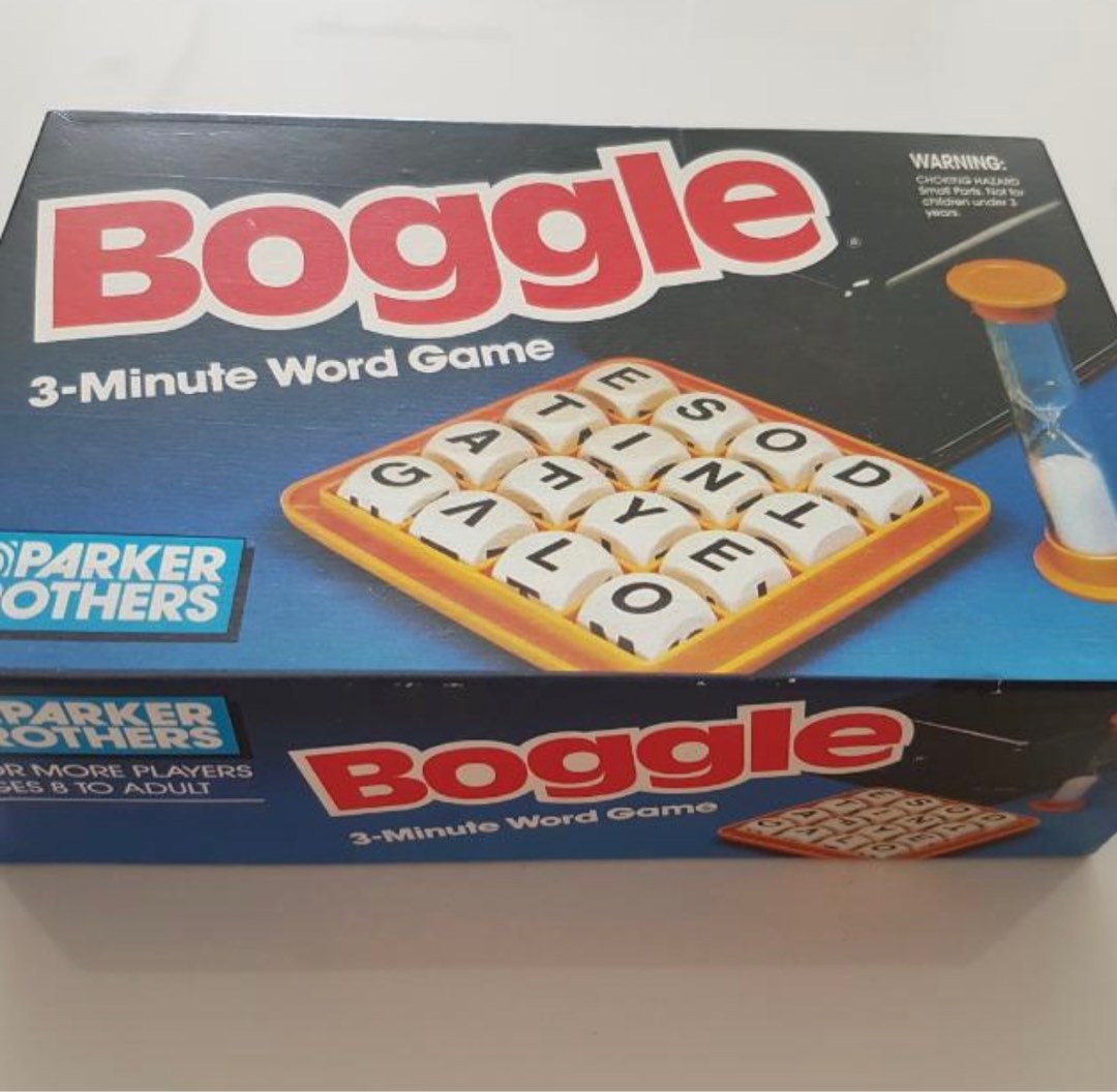 Boggle Word Game by Parker Brothers, Hobbies & Toys, Toys & Games on Carousell