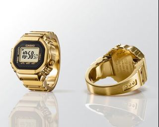 Casio G-Shock Ring Watch - gold, Men's Fashion, Watches & Accessories ...