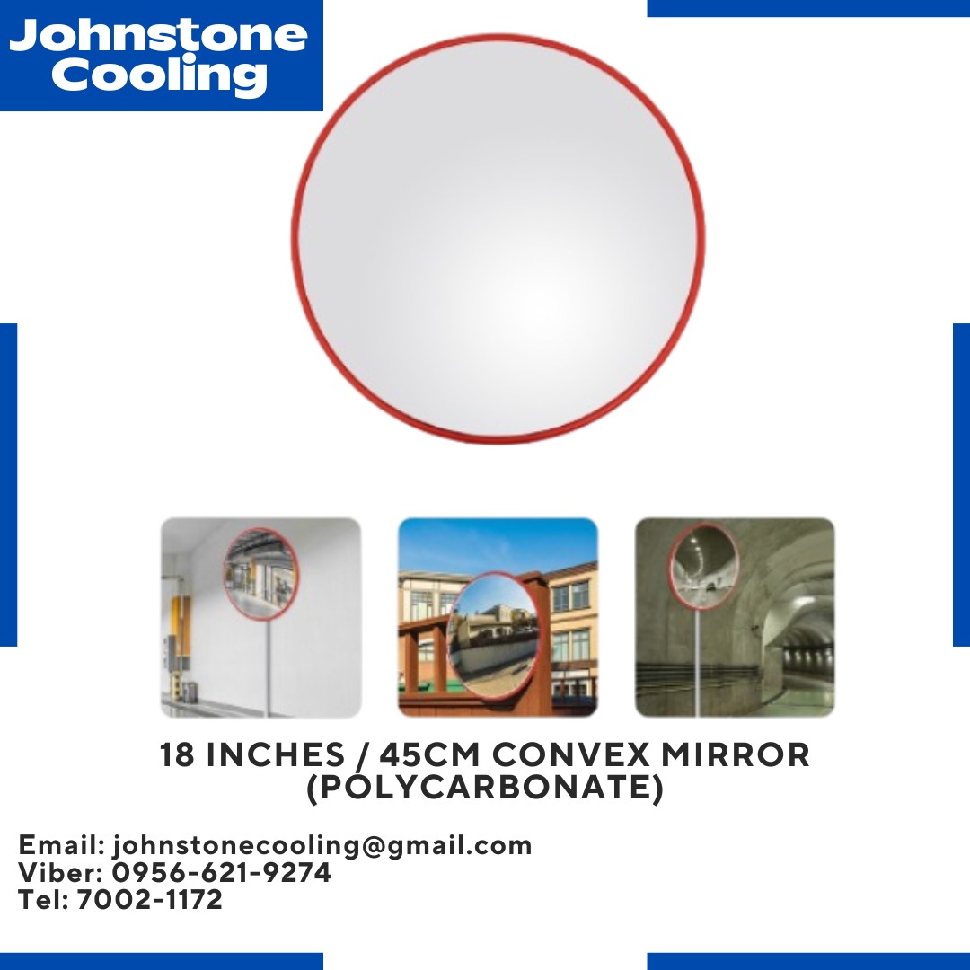 CONVEX MIRROR 45cm 18 inches (POLYCARBONATE), Furniture & Home Living ...
