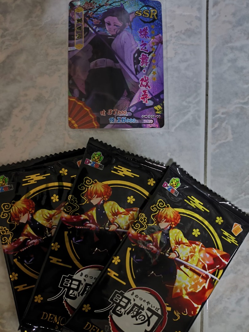 Demon Slayer collectible trading card packs., Hobbies & Toys ...