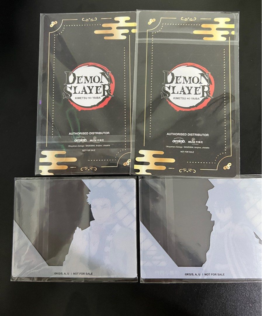 Demon Slayer Souvenir Card & Transparent Frame - Acolab, Hobbies & Toys ...