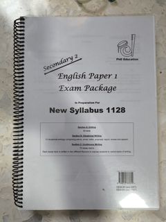 English paper 1 exam package (G3&2) - Sec 2, Hobbies & Toys, Books ...