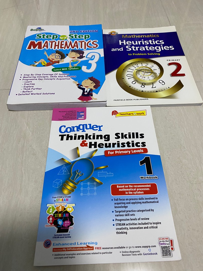 Primary School Mathematics Workbooks (Step-by-Step, Heuristics ...