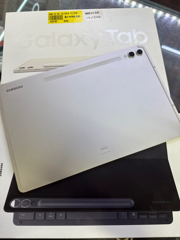 Galaxy Tab S9+ (5G) Beige 256GB, Mobile Phones & Gadgets, Tablets ...