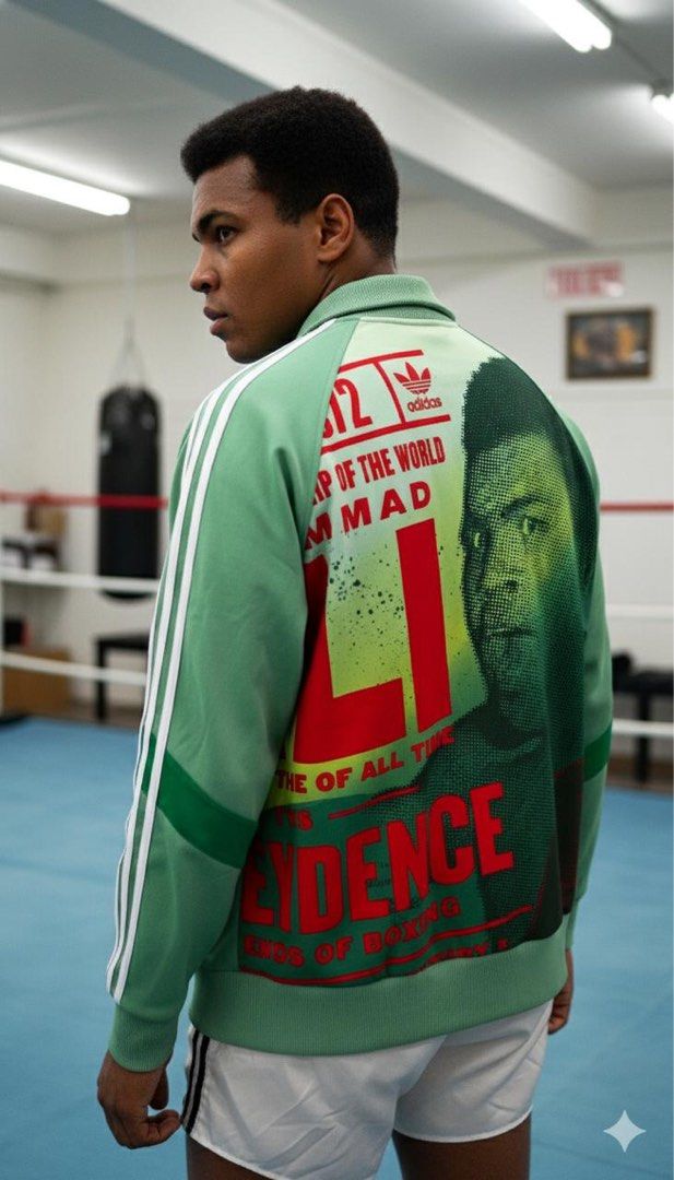 Hard Item: Adidas x Muhammad Ali Confidence, Fesyen Pria, Pakaian ...