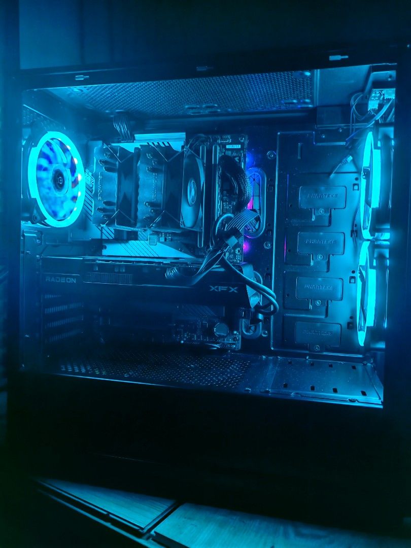 i7 14700kf Rx6600 xt 32gb desktop pc computer Intel cpu Windows 11 gaming editing, Computers ...