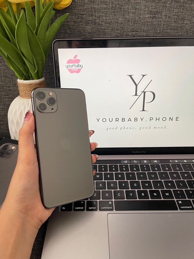IPHONE 11 PROMAX 64GB DIGIMAP SPACE GREY, Telepon Seluler & Tablet ...