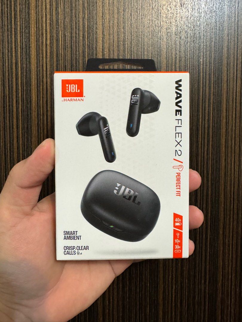 JBL Wave Flex 2 - Black, Audio, Earphones on Carousell