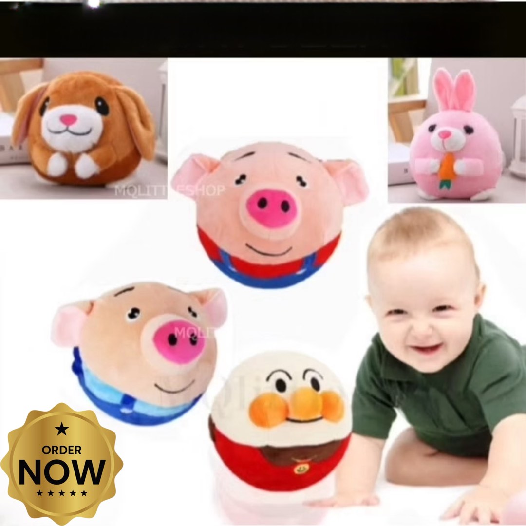 Jumping piggy ball learning toy talking singing toy tik tok ...