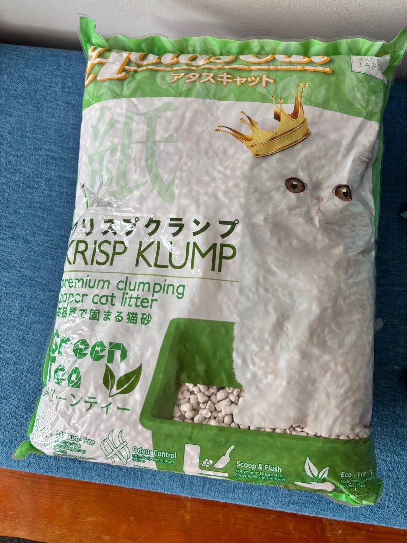 Krisp Klump Premium Clumping Paper Cat Litter, Pet Supplies, Homes ...