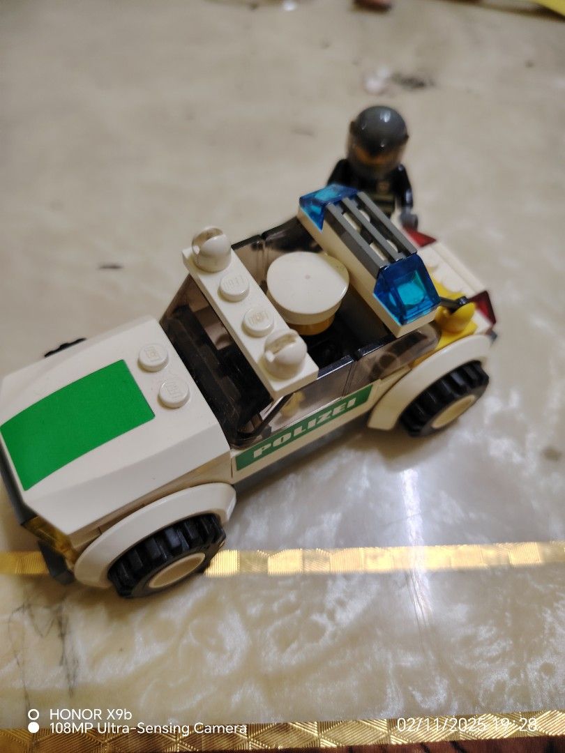 Lego Police Car with Figure, Hobbies & Toys, Toys & Games on Carousell