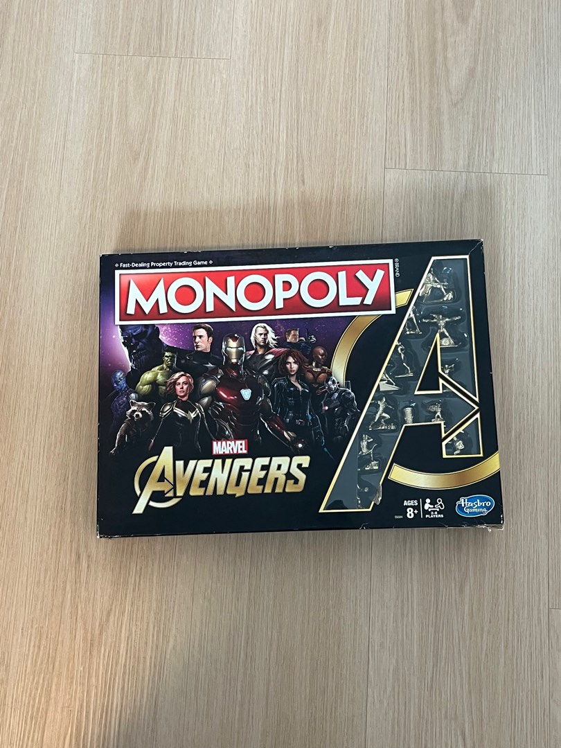Marvel Avengers Monopoly Board Game, Hobbies & Toys, Toys & Games on ...