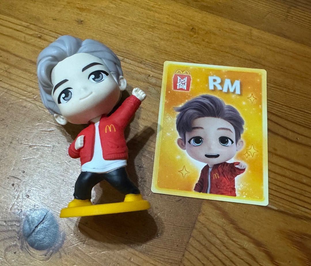 McD TinyTAN BTS * RM * Happy Meal toy *Encore edition*, Hobbies & Toys ...