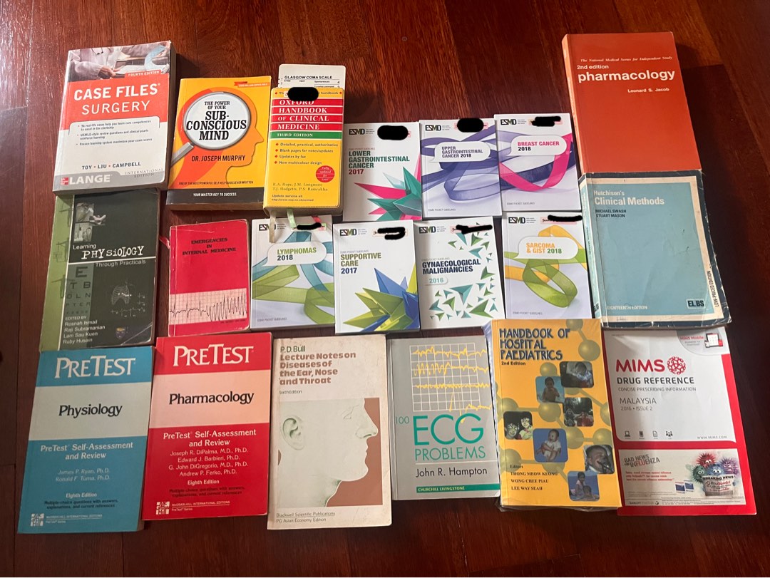 Medical Textbooks - Physiology, Pharmacology, Surgery, ECG, Internal ...
