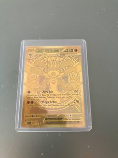 Pokemon Zekrom Battle Boost Gold Card - ARS 10, Hobbies & Toys, Toys & Games on Carousell
