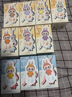 BINB Mini Labubu Pin For Love Seal Letter D E F I J M ? N O P Q X Y Z ...