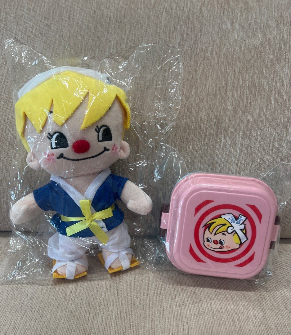 Nissin Ching Zai Japanese Boy Plushie / Soft Toy & 2-Tier Container ...