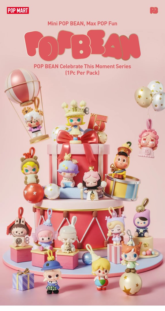 [AUTHENTIC] POPMART POPBEAN Celebrate This Moment Series Blind Bags ...