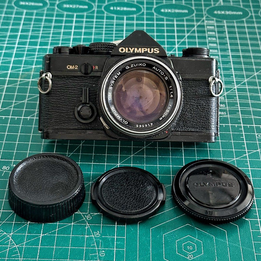 Olympus OM-2 Camera with g.zuiko Auto-S 50mm f/1.4 Lens (PLEASE READ ...