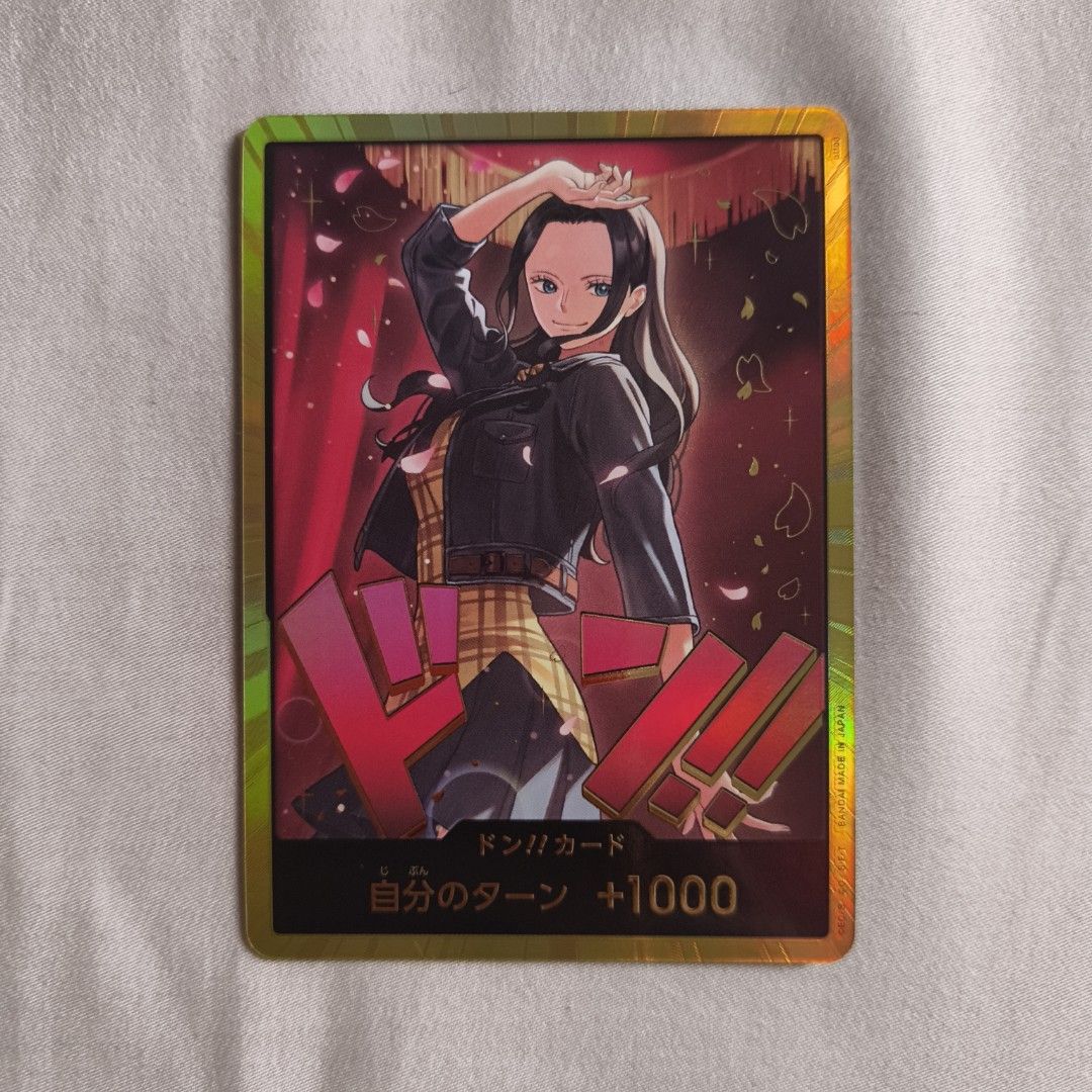 One Piece Card Game EB03 Nico Robin Gold Don, Hobbies & Toys, Toys & Games on Carousell