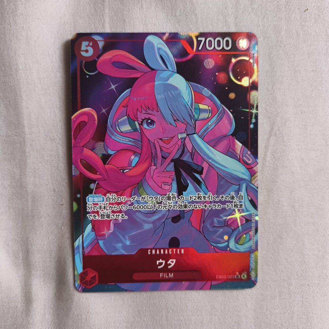 One Piece Card Game EB03 Uta Alternate Art AA, Hobbies & Toys, Toys & Games on Carousell