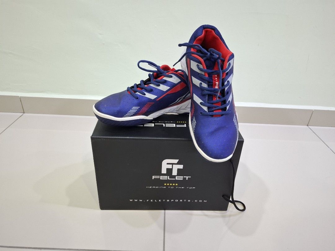 Original Felet Power Boost Badminton Shoes, Men's Fashion, Footwear ...
